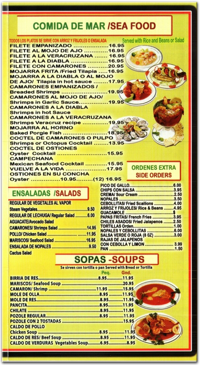 El Toro Bravo Restaurant in Queens / Official Menus & Photos